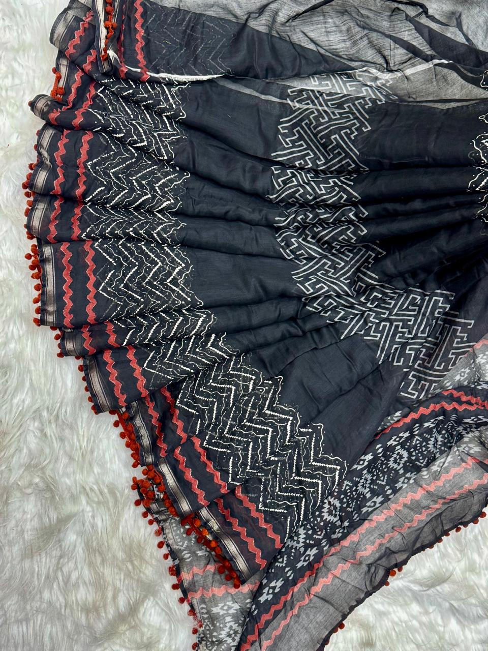 fancy chanderi – Usha Designers